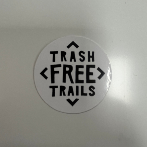 Trash Free Trails Stickers - HKT Products