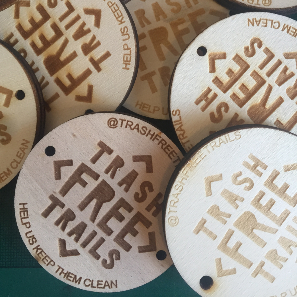 Trash Free Trails Stainless Waymarker - HKT Products